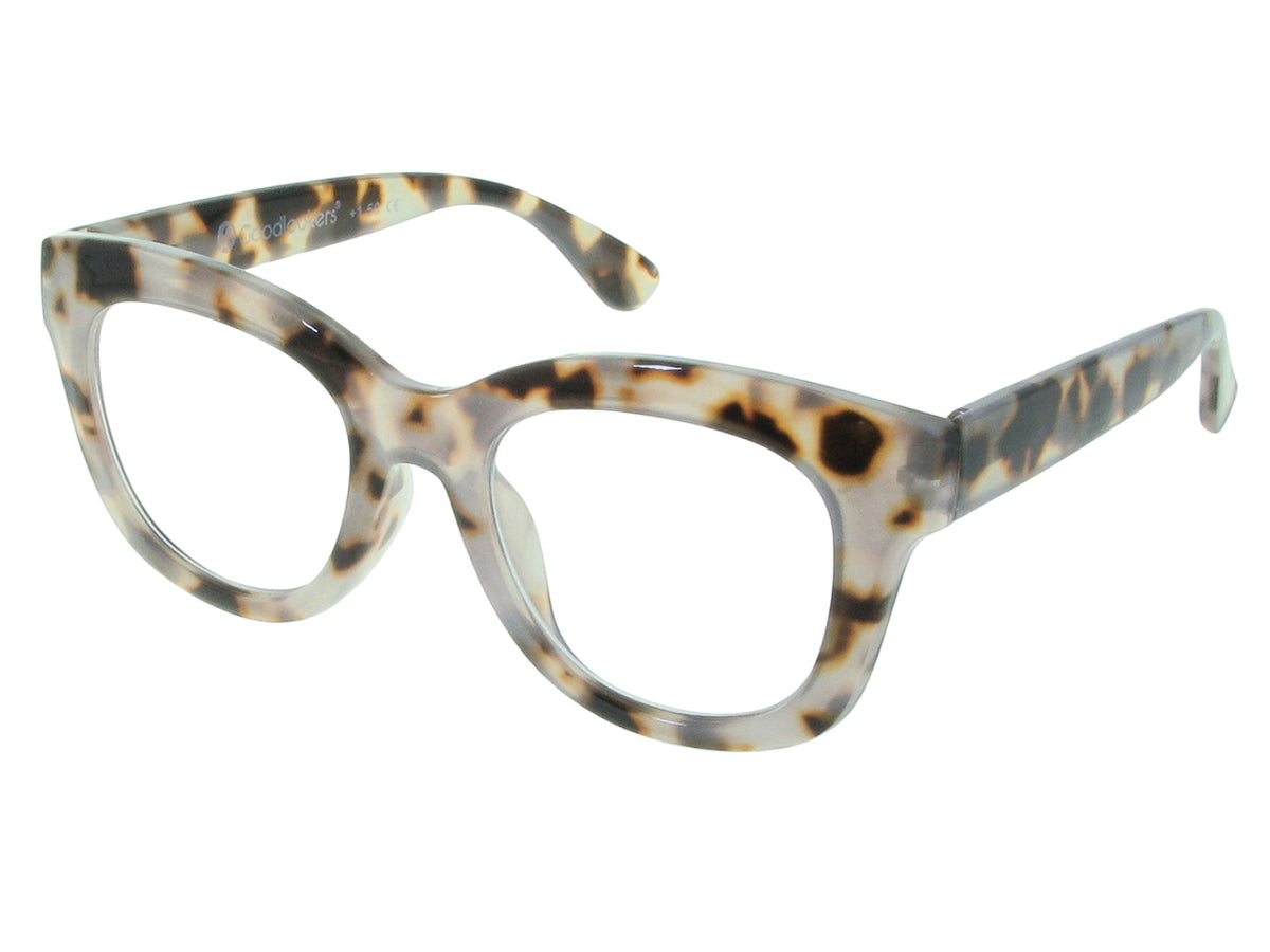 Reading Glasses 'Encore' White Tortoiseshell - Goodlookers Trade