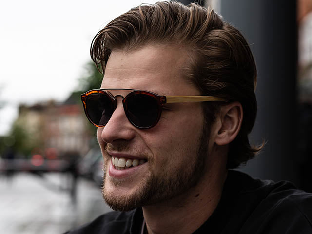 Sunglasses Polarised 'Tokyo' Brown/Bamboo - Goodlookers Trade